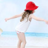 China UPF 50+ Sun Protection Bucket Hat 100% Cotton Animal Print Kids Unisex 43cm-55cm for sale