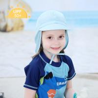 China Adjustable Wide Brim Childrens Bucket Hat UV 50+ 100% Cotton 43cm-55cm for sale