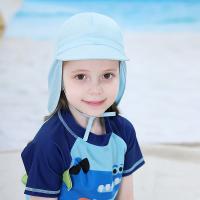 China Adjustable Wide Brim Childrens Bucket Hat UV 50+ 100% Cotton 43cm-55cm for sale