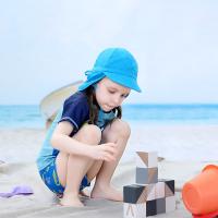 China Childrens Bucket Hats UPF 50+ Sun Protection Adjustable 43cm-55cm Cotton Unisex for sale