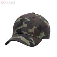 China Custom Camouflage Baseball Cap 6 Panel Curved Brim Unisex Outdoor Fan Hat 2.5cm Visor for sale