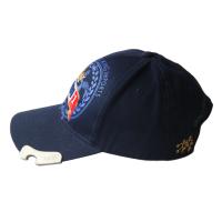 China Bottle Opener 6 Panel Flexfit Fitted Baseball Cap 60cm Cotton Unisex for sale