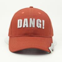 China Cotton 6 Panel 60cm Flexfit Baseball Caps Curved Brim With Botter Opener for sale
