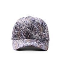 China Customized Camo Summer Outdoor Baseball Caps Polyester Mesh Unisex 7cm Visor for sale