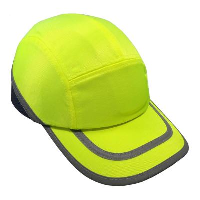 China High Visibility Hi-Vis Safety Bump Cap ABS Insert Helmet CE EN812 100pcs MOQ for sale