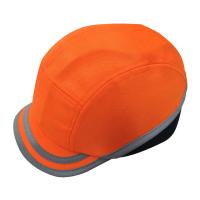 China Short Brim Baseball Safety Bump Cap CE EN812 58-64cm Adjustable for sale