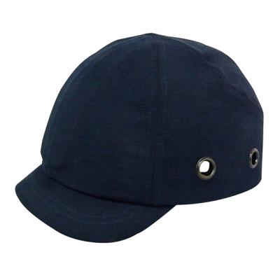 China Short Brim Baseball Safety Bump Cap CE EN812 58-64cm Adjustable for sale