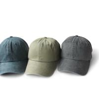 China 56cm 58cm Vintage Cotton Twill Baseball Cap Adjustable Dad Hat for sale