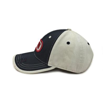 China Cotton Twill 3D Puff Custom Snapbacks Embroidered Fitted Baseball Caps 6 Panel for sale