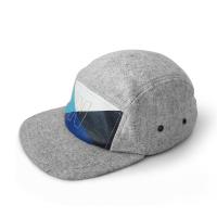 China Custom 3D Embroidery 5 Panel Unstructured Nylon Snapback Baseball Cap 58cm Adult Size for sale
