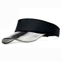 China Transparent Sun Visor Caps Adjustable 56cm 58cm Fluorescent Color for sale