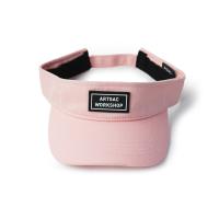 China Adjustable Pink 58cm Sun Visor Caps Embroidery Printing Logo for sale