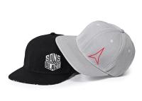 China Custom Plant Fibre Dry Breathable Flat Bill Snapback Cap 58cm Adult Size Summer Hat for sale