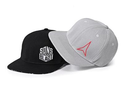 China Custom Plant Fibre Dry Breathable Flat Bill Snapback Cap 58cm Adult Size Summer Hat for sale