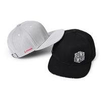 China Custom Plant Fibre Dry Breathable Flat Bill Snapback Cap 58cm Adult Size Summer Hat for sale