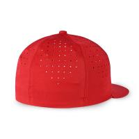 China Custom 100% Polyester Snapback Caps 58cm Flat Brim Adjustable Hats for sale