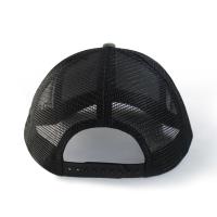 China OEM ODM Outdoor 6 Panel Fishing Trucker Hat With Leather Patch for sale