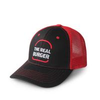 China Custom Logo 6 Panel Trucker Cap Mesh Back Curved Brim SGS Approved for sale