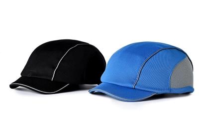 China Custom Lightweight CE EN812 Hard Hat Safety Helmet Bump Cap 150g 62-65cm for sale