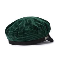 China Custom 8 Panel Baggy Newsboy Hat 58cm Adult Size Cotton Linen Big Apple Cap for Women for sale