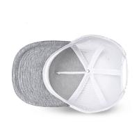 China Unisex 5 Panel Sports Trucker Cap Polyester Mesh Embroidery Logo for sale