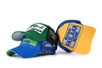 China Custom Woven Patch Logo Baseball Cap Curved Brim 58cm Adult Size Cotton Cap for sale