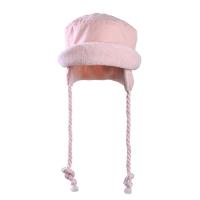 China Waterproof Polyester Childrens Bucket Hat 45cm Baby Fleece Warm Cap Unisex Winter for sale