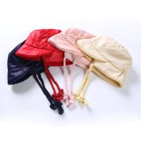China Waterproof Polyester Childrens Bucket Hat 45cm Baby Fleece Warm Cap Unisex Winter for sale