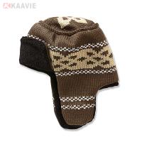 China Warm Stretch Knit Beanie Hats Unisex Thick Soft Wool Ski Beanie OEM Custom Logo 100pcs MOQ for sale