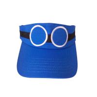 China Embroidered Logo Women's Cotton Sun Visor Hat Wide Brim 56-58cm OEM ODM for sale
