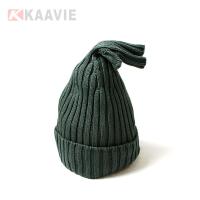China Unisex 100% Cotton Knit Beanie Hats Oversized Baggy Slouch Beanie 50cm for sale