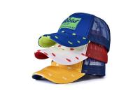 China Front Foam Printing Mesh Trucker Caps 100% Polyester For Summer for sale