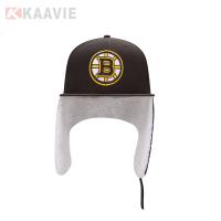 China Unisex Faux Fur Russian Aviator Trapper Hat with Face Cover Size 56-58 cm for sale
