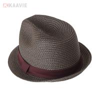 China Customized 58cm Plain Straw Panama Hat Women Beach Sun Protection Natural Grass for sale
