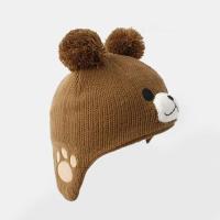 China Custom Kids Winter Knit Beanie Hat 54cm Pantone Color OEM ODM for sale