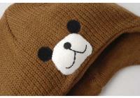 China Custom Kids Winter Knit Beanie Hat 54cm Pantone Color OEM ODM for sale