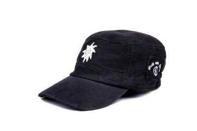 China Custom Washed Cotton Military Style Ball Caps 6 Panel Adult Size Adjustable for sale