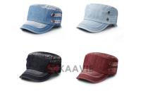 China Vintage Flat Top Army Baseball Caps Adjustable Corps Camouflage 58cm for sale