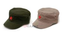 China SGS Green Cotton Army Baseball Caps for sale