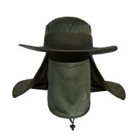 China Outdoor 60cm Womens Sun Hat UV Protection with Neck Cover for Fishing Hiking for sale