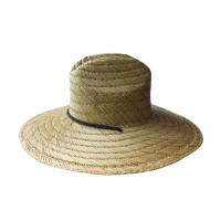 China Natural Straw Sun Hat for Men Women ODM Surf Beach Hollow Grass Lifeguard Hat 58cm Adult Size for sale