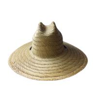 China Natural Straw Sun Hat for Men Women ODM Surf Beach Hollow Grass Lifeguard Hat 58cm Adult Size for sale