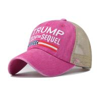 China SGS Embroidered Mesh Trucker Caps Washed Cotton Distressed 55cm for sale