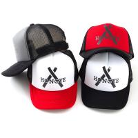 China Embroidery Sponge Foam Mesh Trucker Caps 100% Polyester OEM ODM for sale