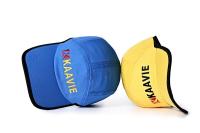 China Custom 6 Panel Outdoor Baseball Caps Polyester 58cm Black Ball Hat for sale