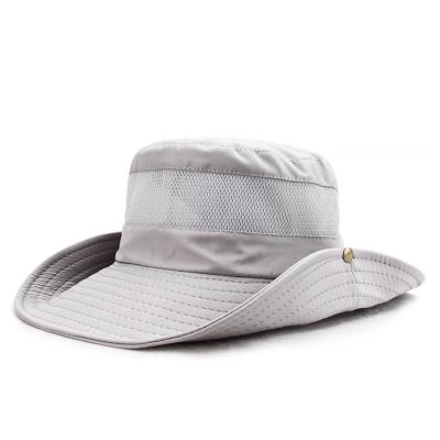 China Unisex Waterproof UV Protection Boonie Bucket Hat UPF50+ 58cm 60cm Outdoor Fishing for sale