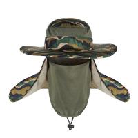 China Outdoor 60cm Womens Sun Hat UV Protection with Neck Cover for Fishing Hiking for sale