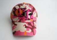 China 3D Embroidery Camouflage Cap 59cm Military Style Baseball Cap for Adults Cotton Adjustable for sale