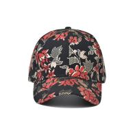 China Custom Logo Baseball Cap Curved Brim 6 Panel Cotton Polyester Mesh Hat CE Certified for sale