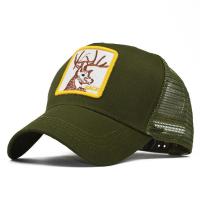 China 6 Panel Foam Mesh Trucker Caps Curved Brim ISO9001 Certificate for sale